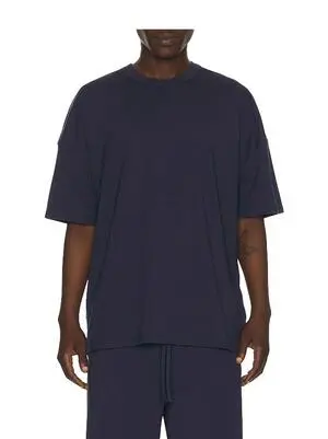 SKIMS Jersey Lounge Relaxed T-shirt - Navy