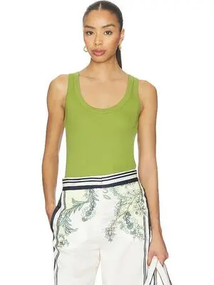 Veronica Beard Birke Tank Top Cactus