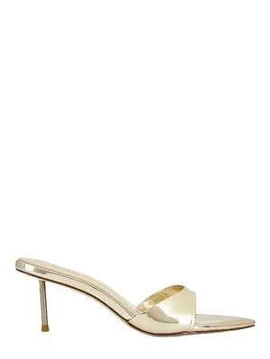 Femme La Marseille Metallic Stiletto Slipper - Gold