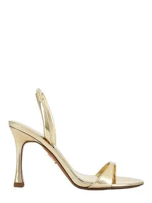RETROFETE Retrofete Fortune Metallic Gold Stiletto Sandals