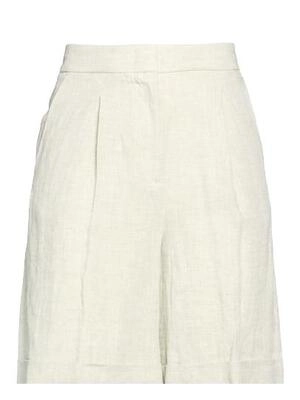 Peserico Linen Bermuda Shorts Light Green
