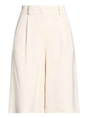 Peserico Rayon & Elastane Bermuda Shorts - Ivory