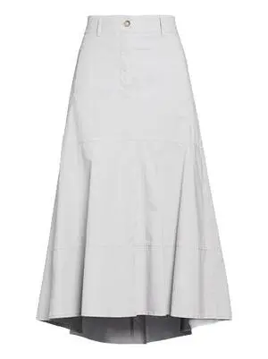 Peserico Midi Asymmetric Skirt - Grey