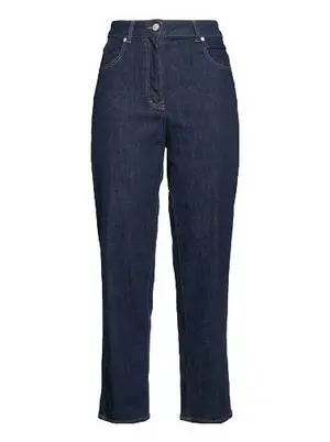 Peserico Tapered High-waisted Jeans - Blue