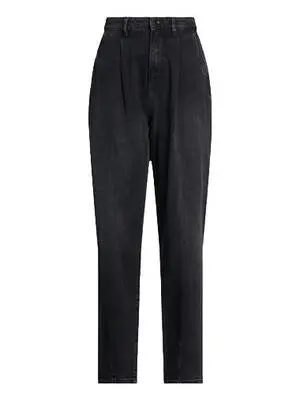 Guess Tapered High-waisted Jeans - Black