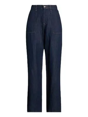 7 For All Mankind Jeans In Cotton And Linen - Blue