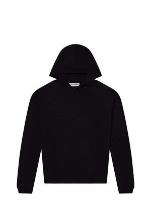 Our Legacy Knitted Silk Hoodie Black