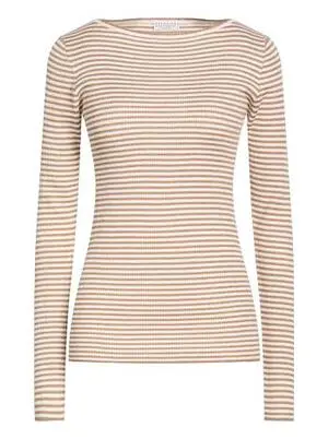 BRUNELLO CUCINELLI Cashmere And Silk Striped Sweater