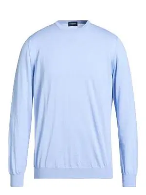 DRUMOHR Wool, Silk, And Cashmere Sweater - Blue