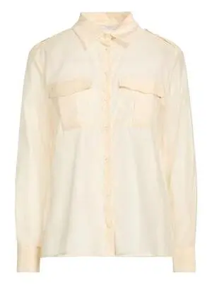 Peserico PESERICO Cotton And Silk Shirt Beige