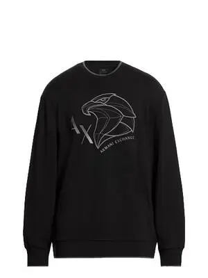 Armani Exchange Cotton Sweatshirt - Black