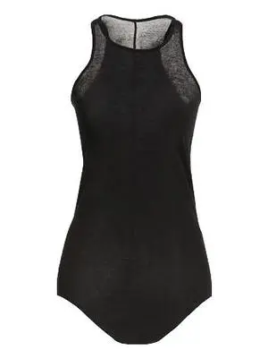 Rick Owens Cotton Tank Top - Black
