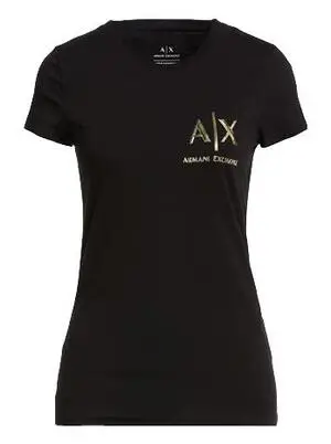 Armani Exchange Cotton Blend T-shirt - Black