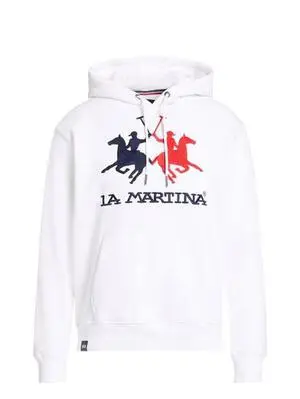LA MARTINA Cotton-blend Fleece Sweatshirt - White