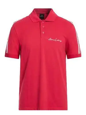 Armani Exchange Polo Shirt Size Cotton, Elastane - Red