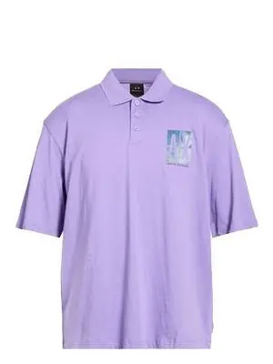 Armani Exchange Polo Shirt Size Cotton - Purple