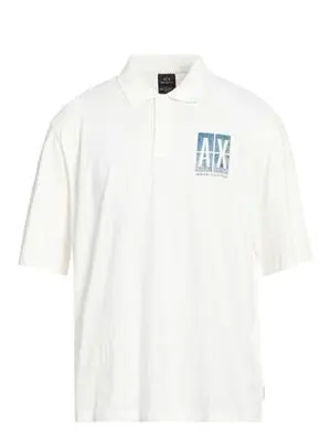Armani Exchange Polo Shirt Size Cotton - White
