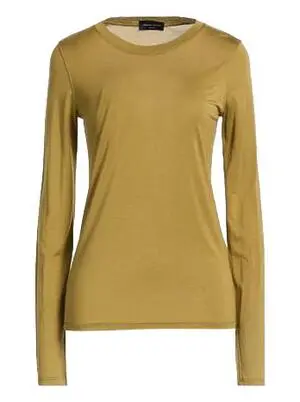 ROBERTO COLLINA Long Sleeve Cotton Jersey Crewneck T-shirt - Green