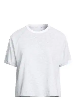 Peserico Cotton-polyamide Crewneck Short Sleeve T-shirt - Grey