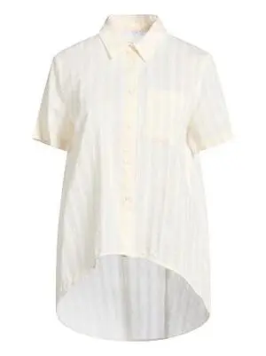 Peserico Cotton-silk Striped Shirt - Beige