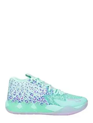 PUMA Mb.01 Basketball Sneakers With Leopard Print - Turquoise