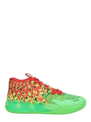 PUMA PUMA High-Top Sneakers With Embroidered Detailing Green