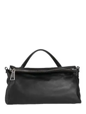 ZANELLATO Pebbled Leather Handbag - Black