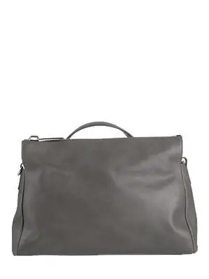 ZANELLATO Pebbled Leather Handbag - Grey