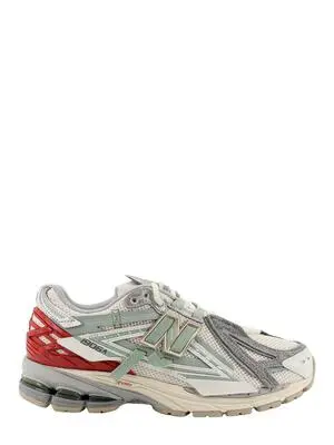 NEW BALANCE U19065 Mesh Sneakers With Multicolor Inserts - Grey
