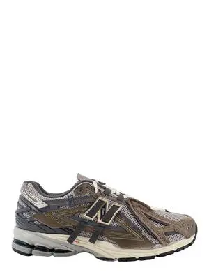 NEW BALANCE U19066 Mesh Sneakers With Suede Inserts - Grey