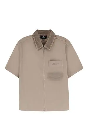 REPRESENT Ramona Cotton Shirt - Beige