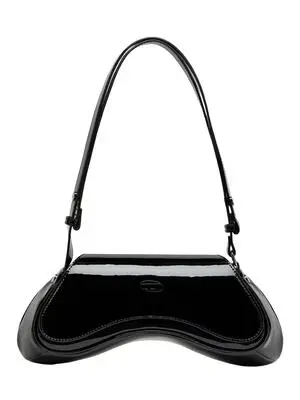 DIESEL® Crossbody Bag Patent Fabric Black