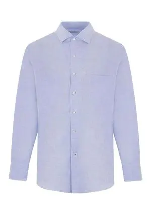 Loro Piana Andrè Linen Shirt - Blue