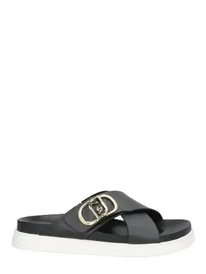 Liu Jo Leather Sandals - Black