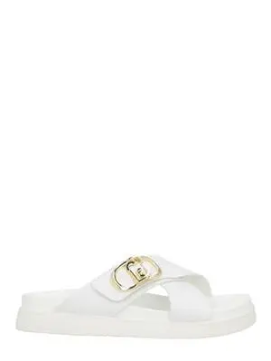 Liu Jo LIU •JO Leather Sandals White