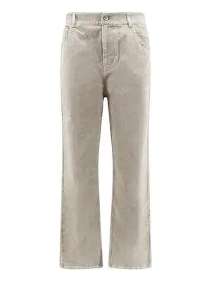 REPRESENT Straight Leg Velvet Trousers - Grey