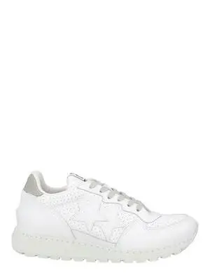 2STAR Low-top Leather Sneakers - White