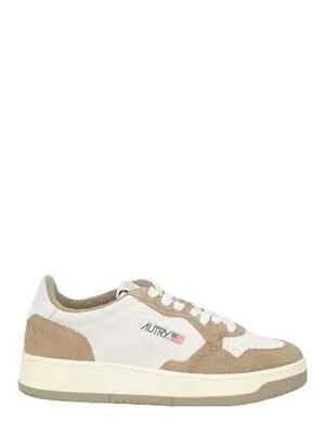 AUTRY AUTRY Low-Top Leather And Suede Sneakers Green