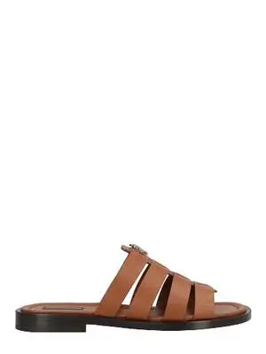 Roberto Cavalli Calfskin Sandals - Brown