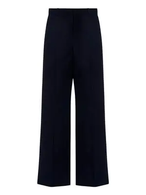 THE ROW Dender Wool Trousers - Blue