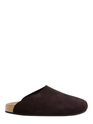 THE ROW Hudson Two Suede Slides