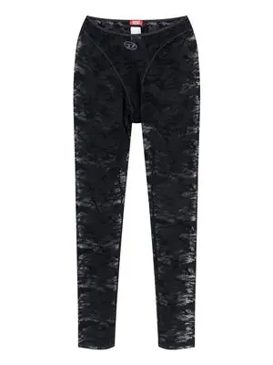 DIESEL® Claireutlt Lace Leggings - Black