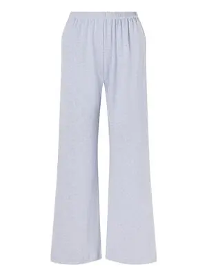 LESET Nando Cotton-jersey Track Pants - Blue