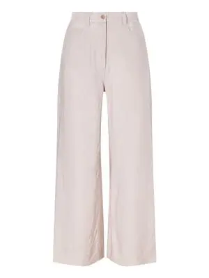 Acne Studios Poltana Checked Cupro Wide-leg Pants - Neutrals