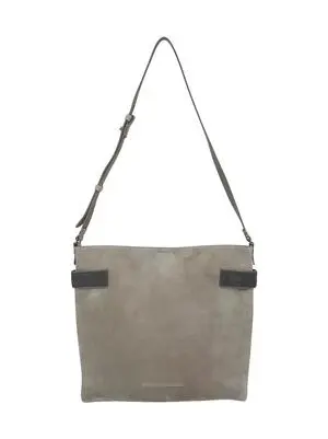 Brunello Cucinelli Essence Suede Bucket Bag - Grey