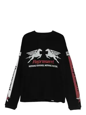 REPRESENT Pegasus Long-sleeve T-shirt - Black