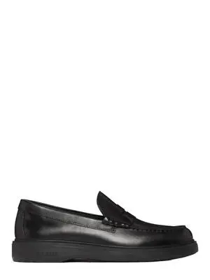 G.H.BASS Bosco Cupsole Penny Leather Loafers - Black