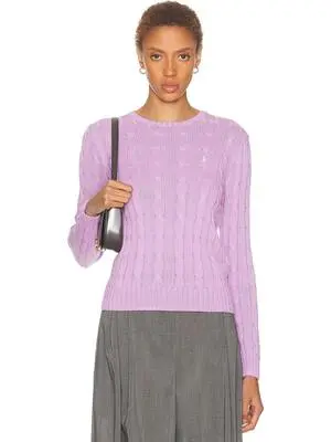 Polo Ralph Lauren Julianna Long Sleeve Sweater Bright Aster