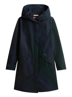 Woolrich Hooded Prescott Parka - Blue