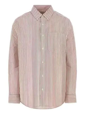 Calvin Klein Striped Shirt - Neutrals
